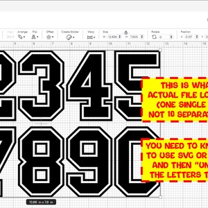 Sports Clipart: Black Varsity Outline Jersey Number Templates Grouped ...