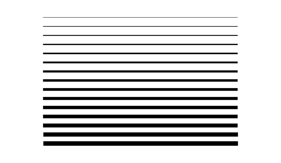 Shape Clipart: Set of 15 Different Thicknesses of Simple Basic ...