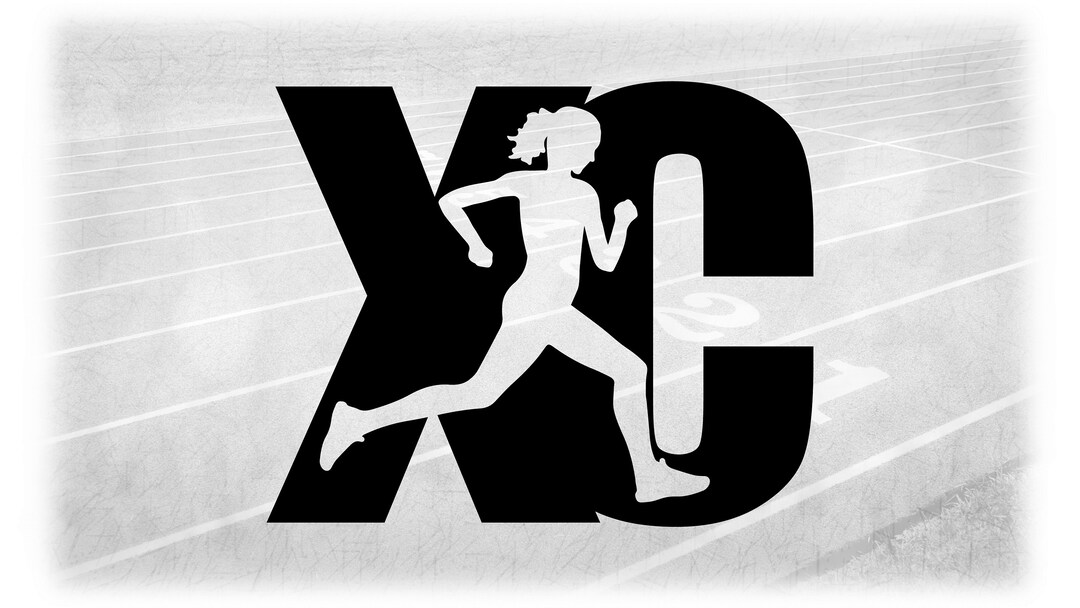 Sports Clipart: Thick Bold Black Letters "xc" Standing for Cross ...