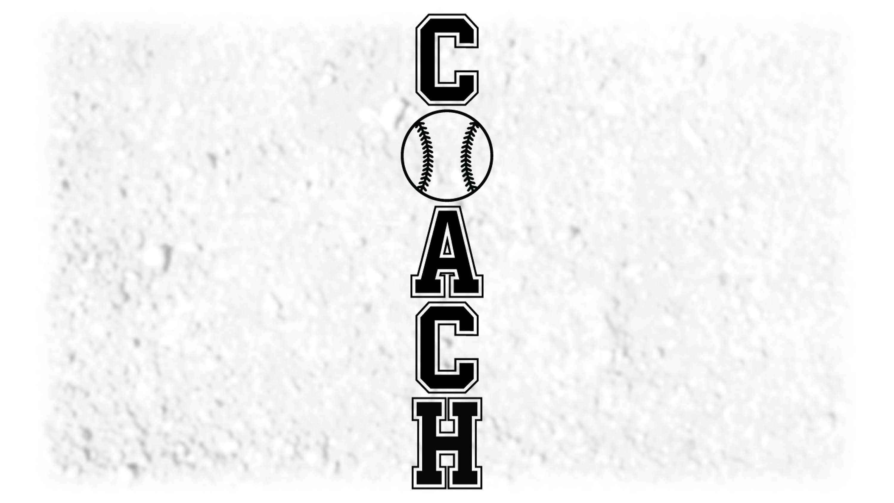 Sports Clipart: Black Word coach in Collegiate - Etsy