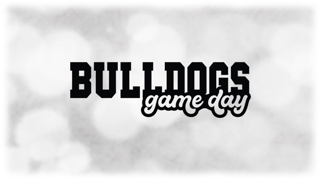 Sports Clipart: Black Varsity Style Mascot Team Name "bulldogs" With ...