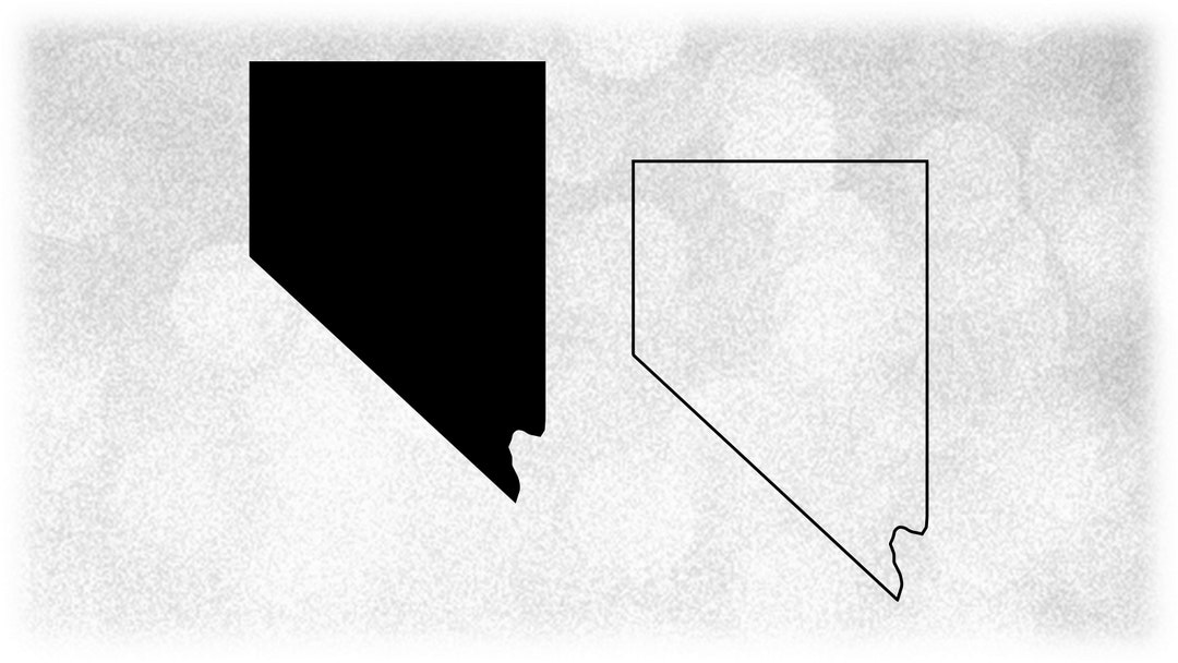 Geography Clipart: Solid Silhouette and Simple Thick Outline of the ...