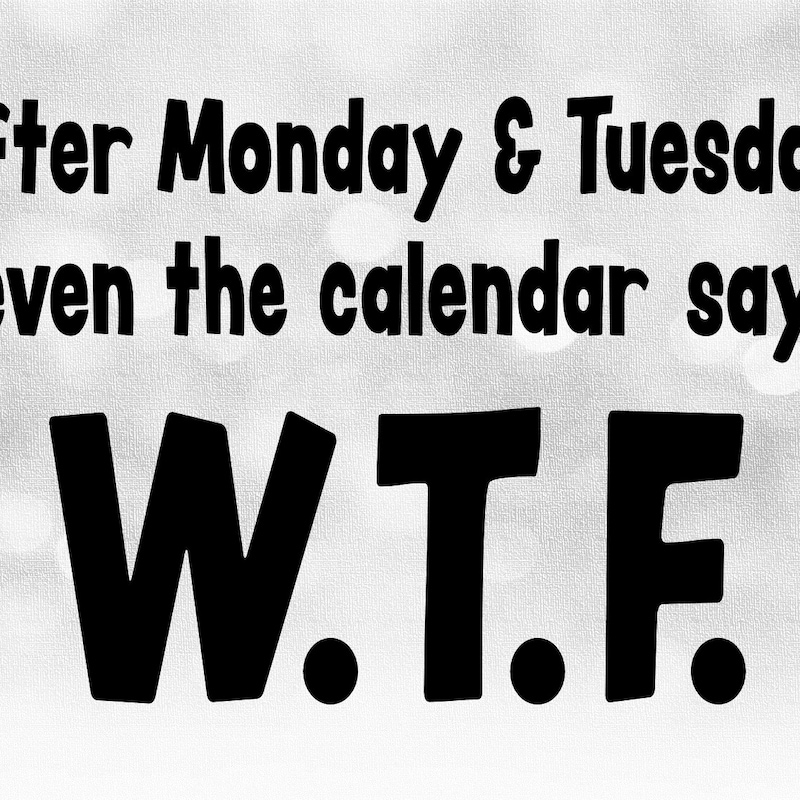 Funny Sayings Calendar - Etsy