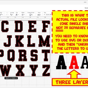 Sports Clipart: Alphabet Letter Templates Grouped on Single Sheet ...