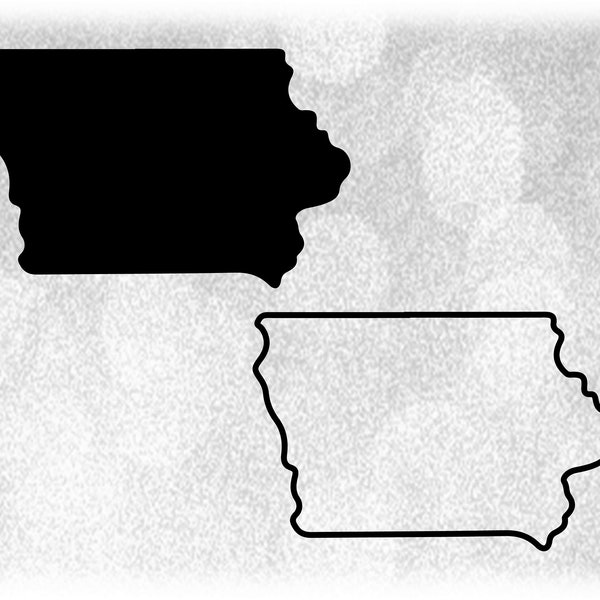 Iowa State Stencil - Etsy