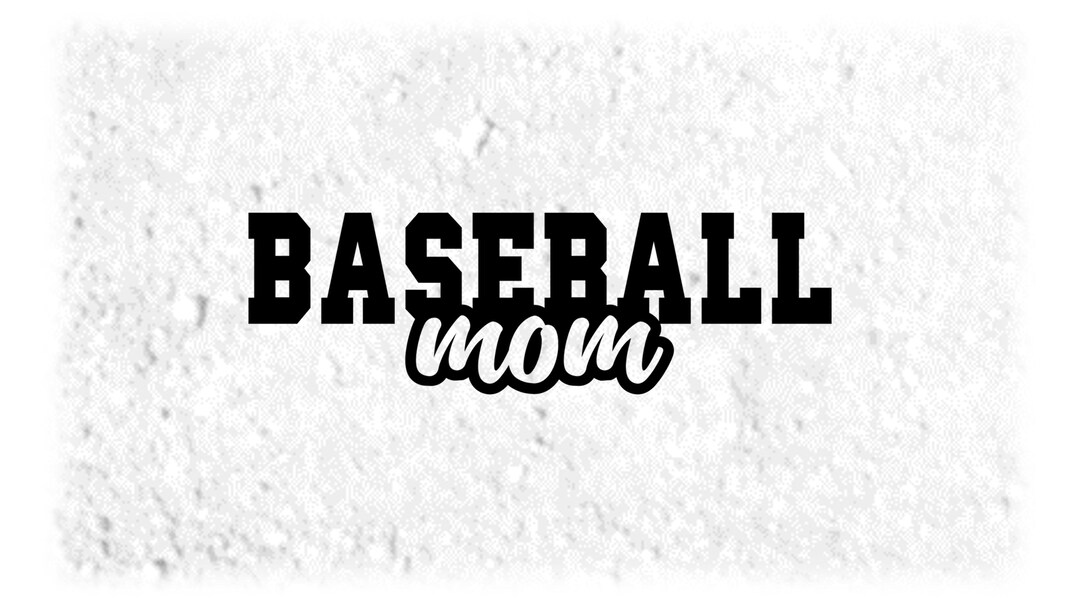 Sports Clipart: Black Bold Word baseball in College Varsity Style and ...