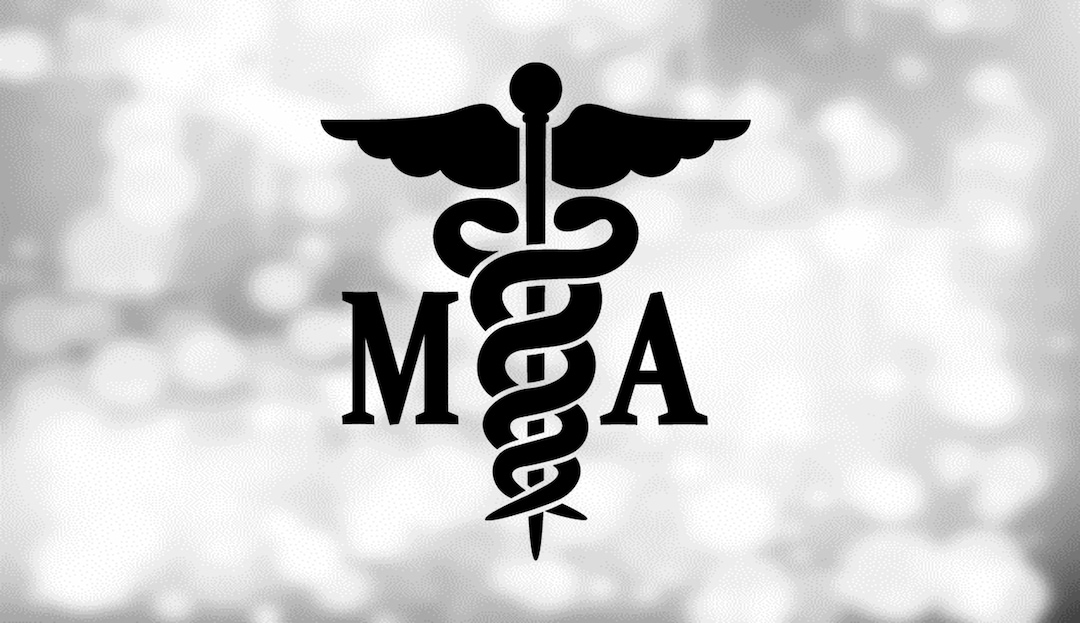 Medical Clipart: Black Medical Caduceus Symbol Silhouette With Letters ...