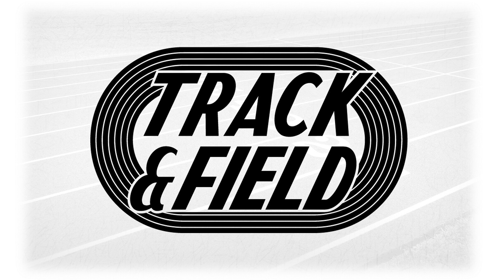 Sports Clipart: Black Running Track to Scale With Simple Lettering ...