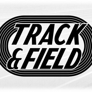 Sports Clipart: Black Running Track to Scale With Simple Lettering ...