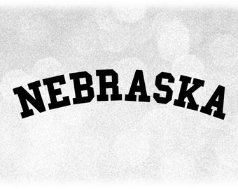Nebraska Name Decal - Etsy