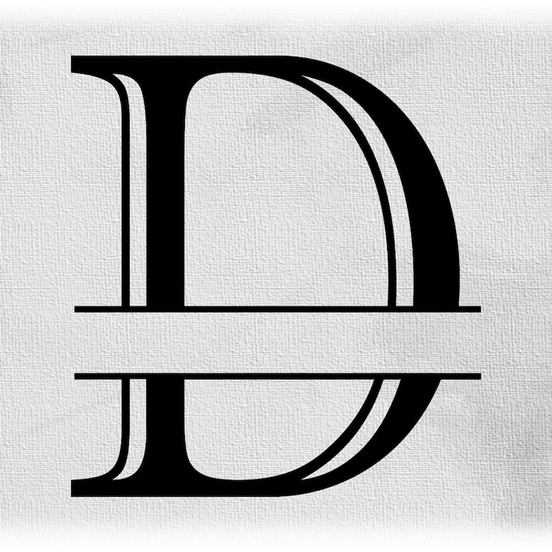 Monogram Letter D - Etsy