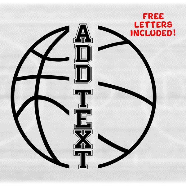 Split Basketball Svg - Etsy