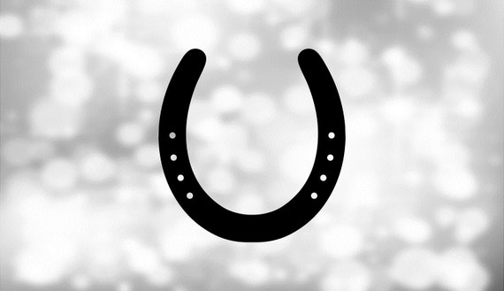 Hoefijzer Silhouet Clipart