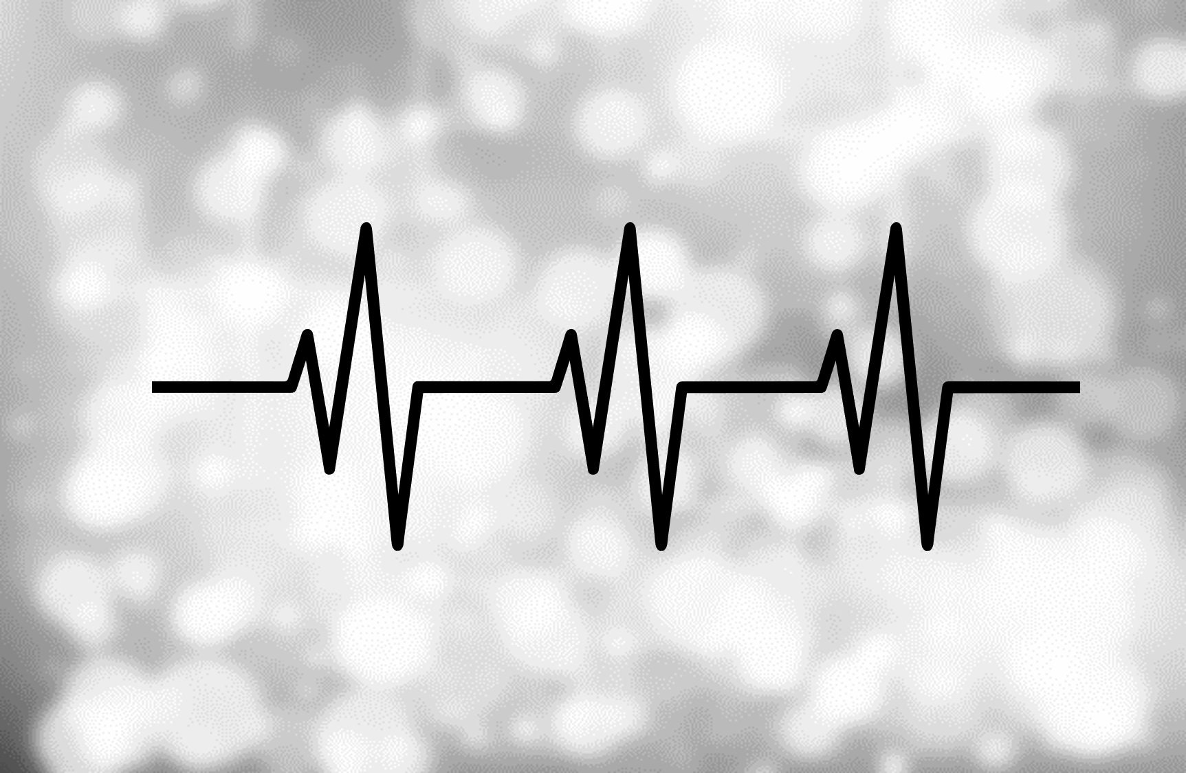 Paper, Party & Kids Triple Heartbeat Electrocardiogram EKG ECG Heart ...