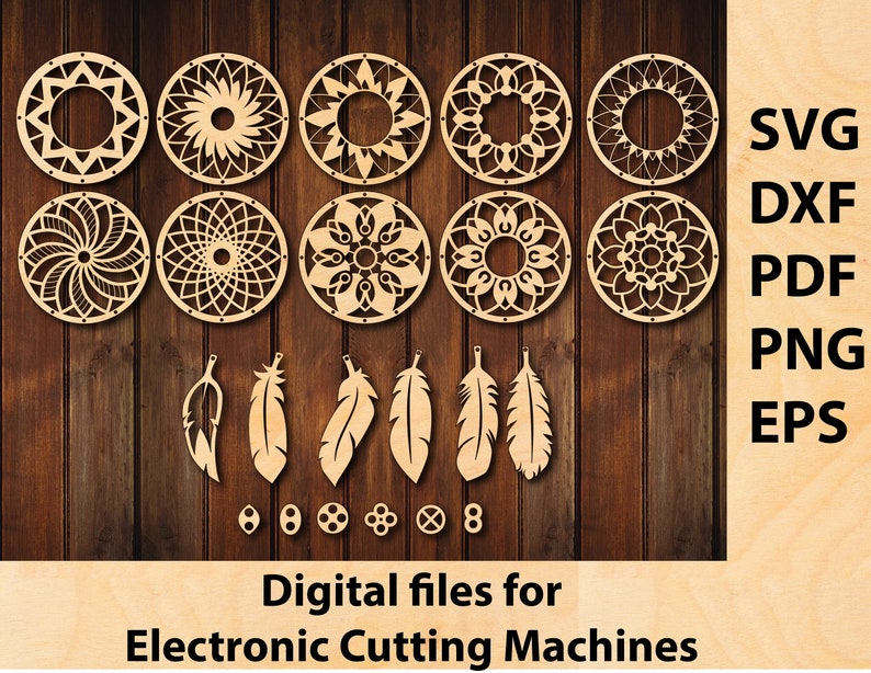Dreamcatcher Laser Cutting File Wall Decor DXF, Laser Cut File, Cricut ...