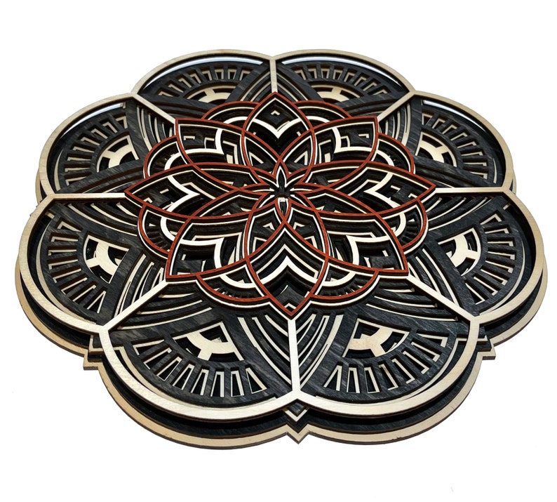 Multilayer Mandala DXF File for Laser Cut and CNC Router - Etsy