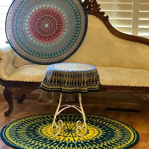 ASTEROID BELT Crochet Mandala Pattern, Mosaic Crochet Pattern, Crochet ...