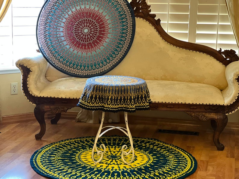 ASTEROID BELT Crochet Mandala Pattern Mosaic Crochet Pattern - Etsy