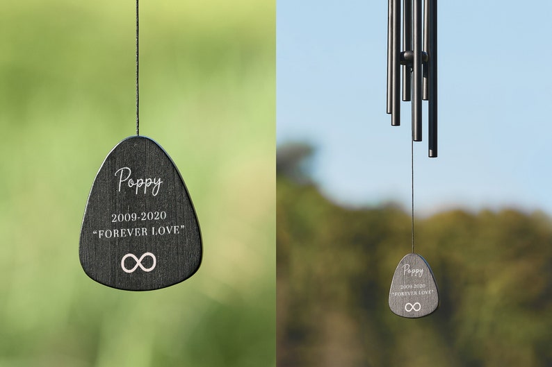 Personalized Pet Memorial Wind Chime for Dog Cat,customized Sympathy ...