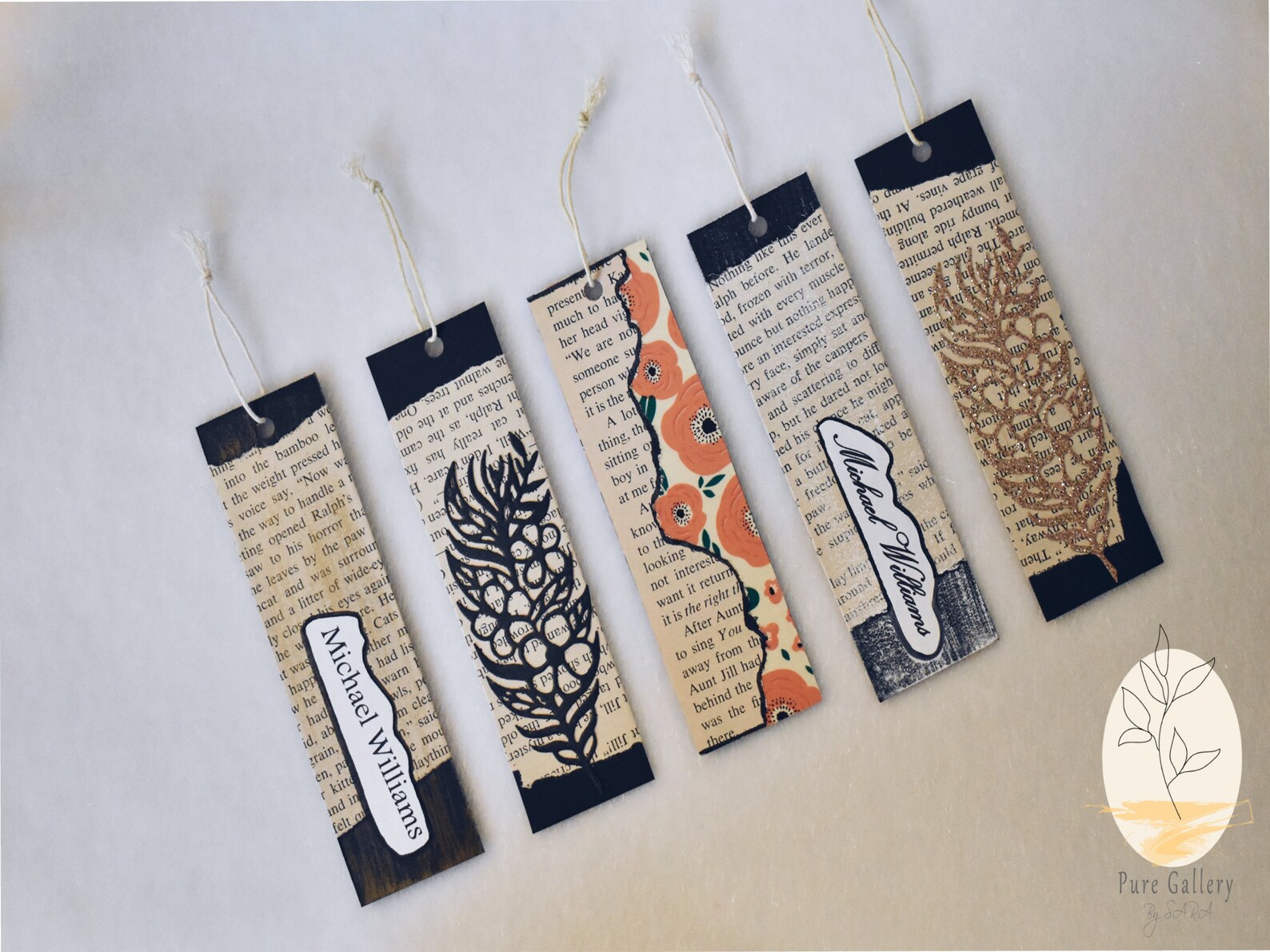 Personalized Thin Elegant Bookmark A Classy Gift for Book - Etsy