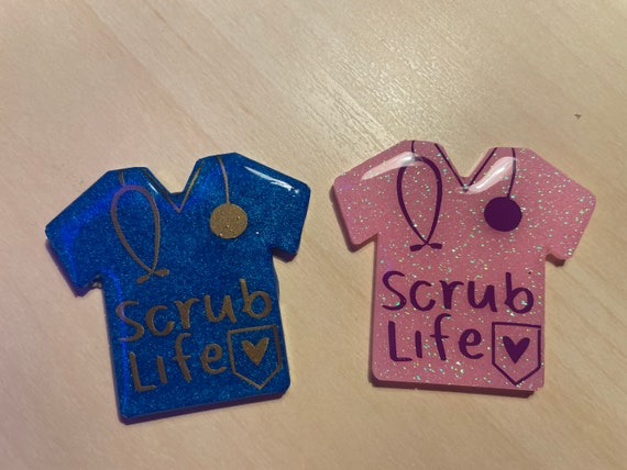 Design Your Own Scrub Top Badge Reel | Etsy
