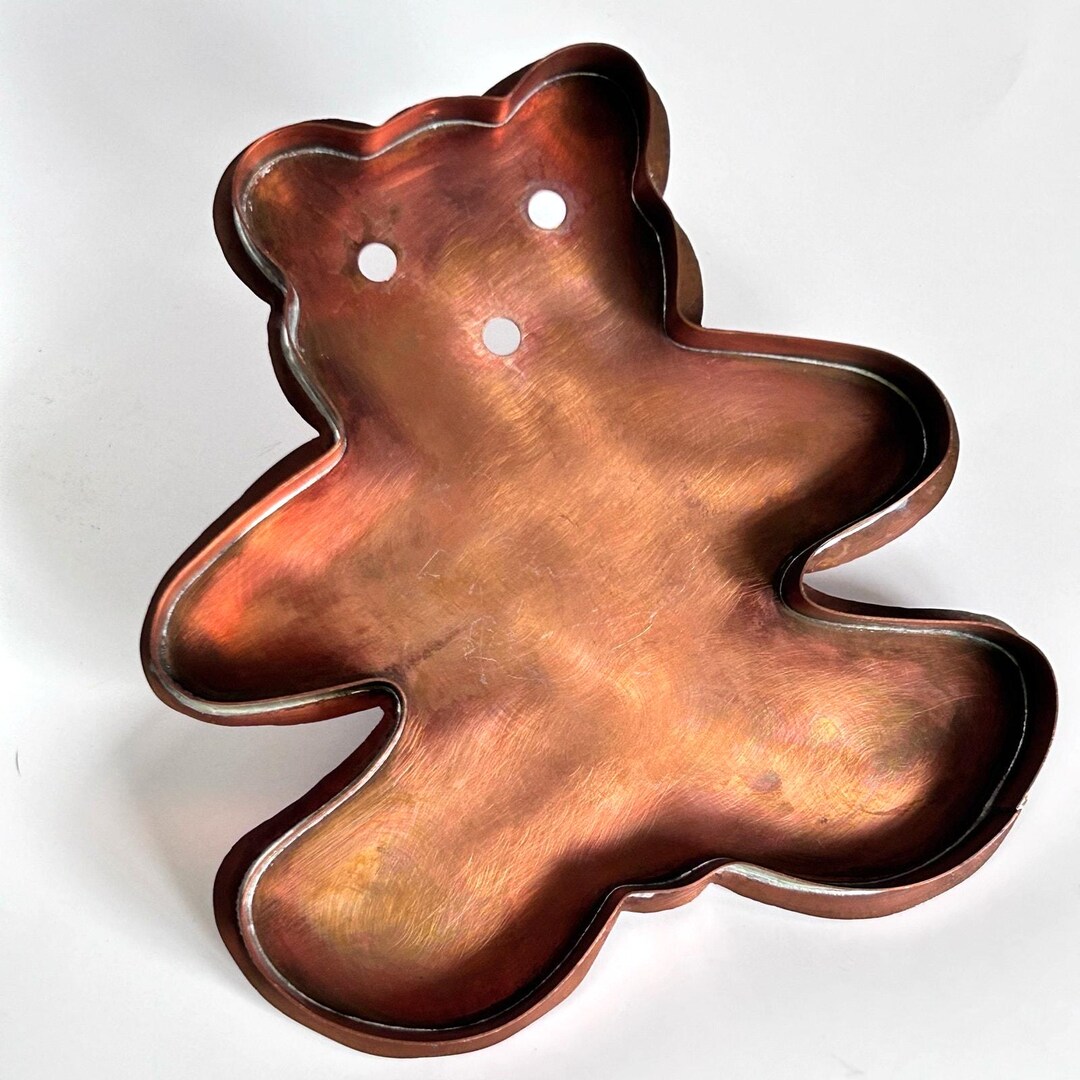Cape Cod Copper Works Teddy Bear Copper Cookie Cutter 6 Large Bear ...