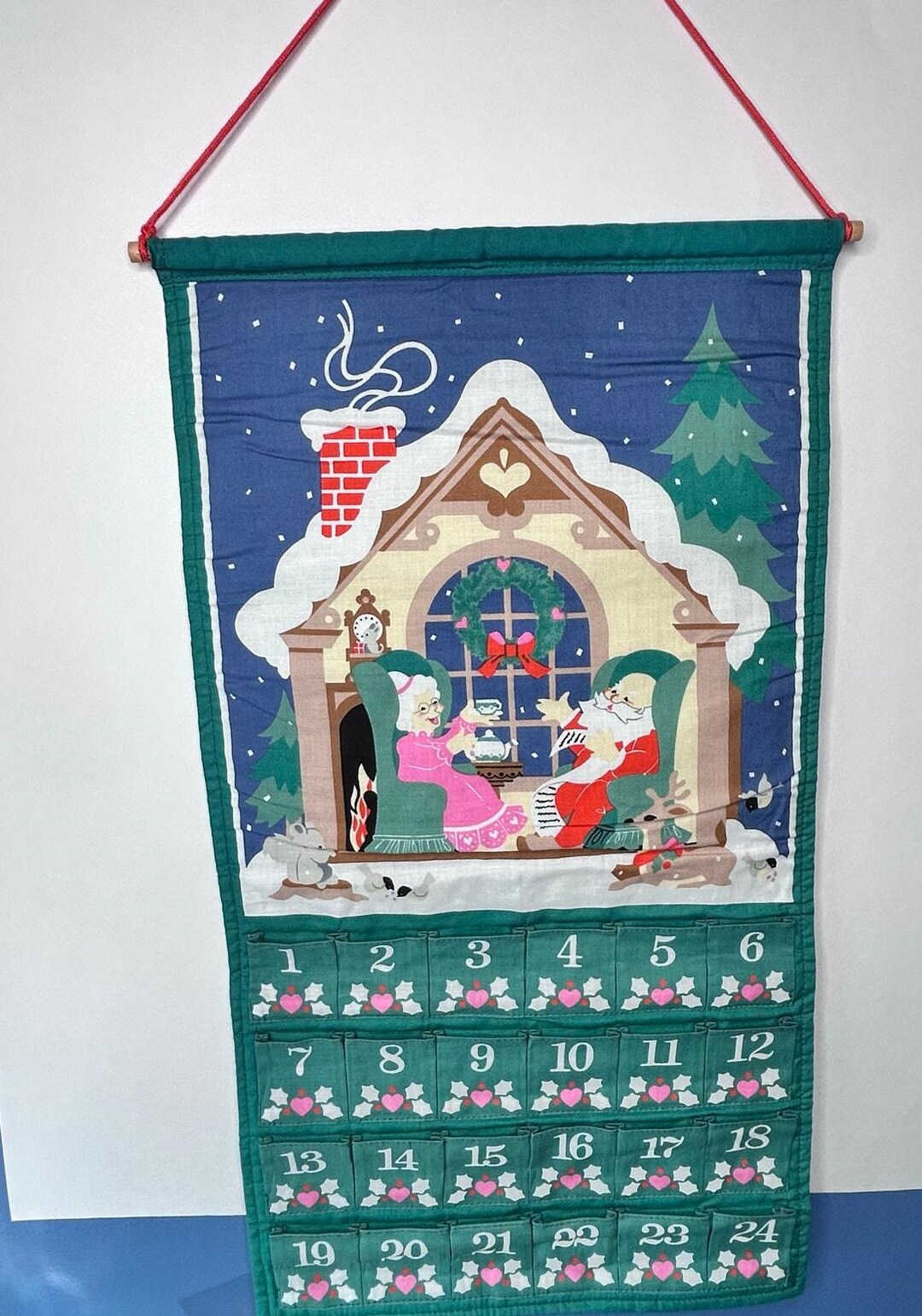 Vintage Avon Countdown to Christmas Advent Calendar Holiday 1987 No ...