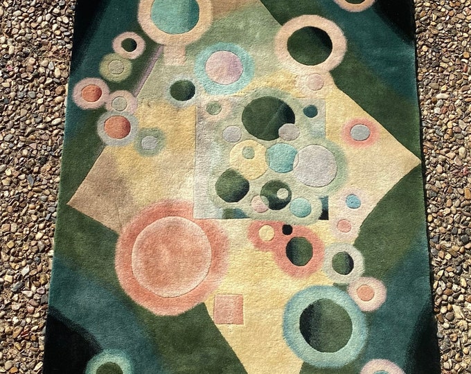 Kandinsky Modern Guggenheim Inspired Wool Rug - Etsy