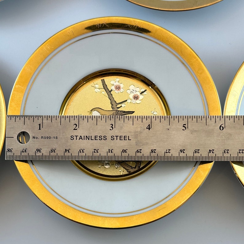 Japanese Floral Calendar Chokin Plate Collection at Stephen Gallagher blog