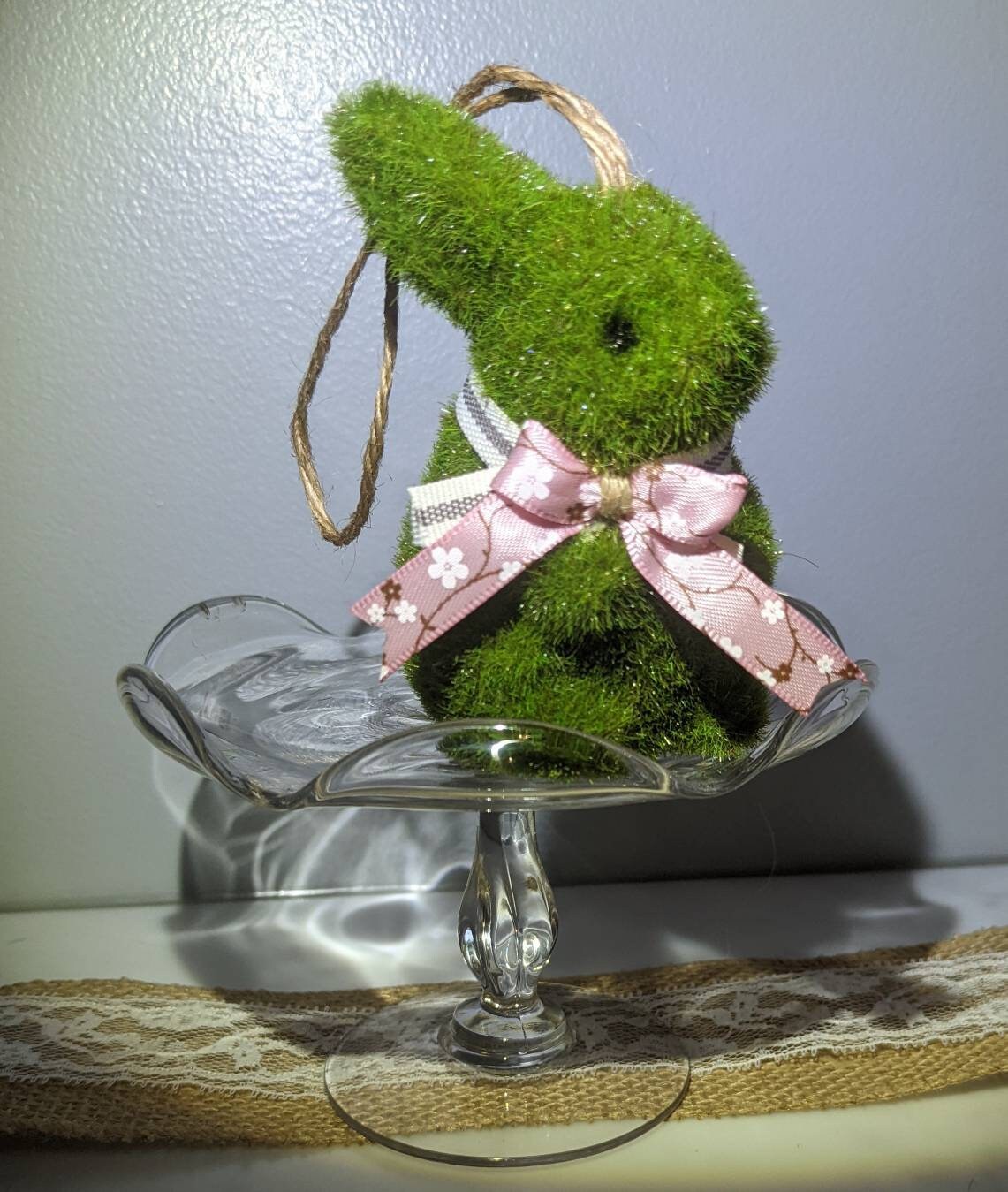 Moss Bunny / Farmhouse Bunny /easter Decor / Spring Decor - Etsy