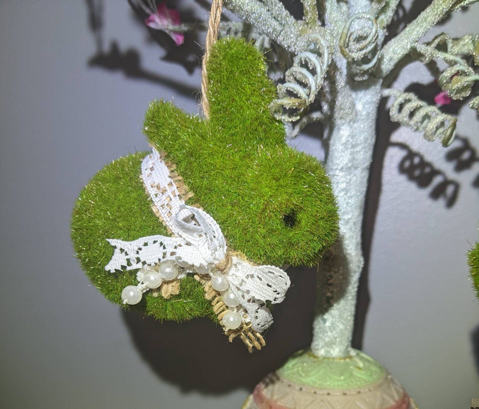 Moss Bunny / Farmhouse Bunny /easter Decor / Spring Decor - Etsy