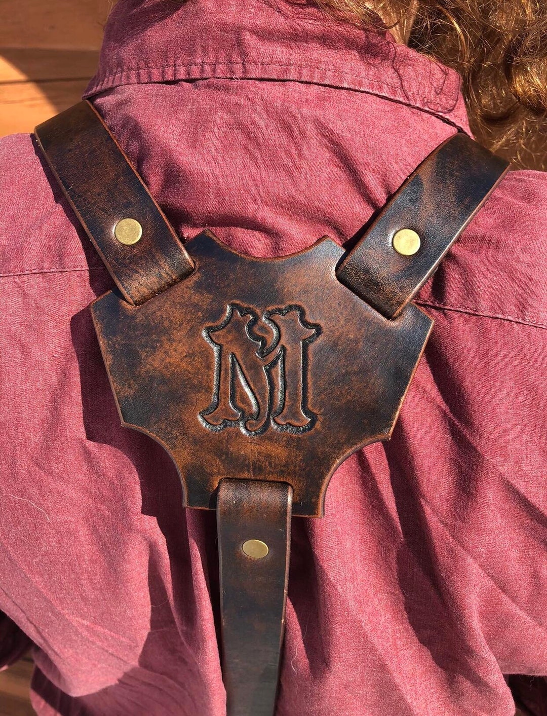 Handcrafted Leather Personalised Suspensers - Etsy