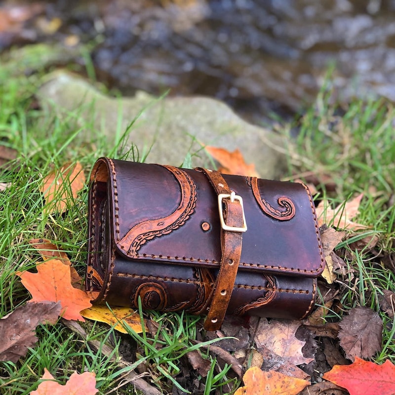 Leather Pipe Pouch - Etsy