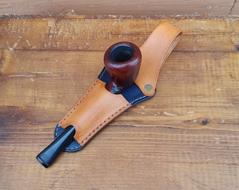Leather Pipe Holster, Tobacco Pipe Stand, Belt Pipe Holder, Smoking ...