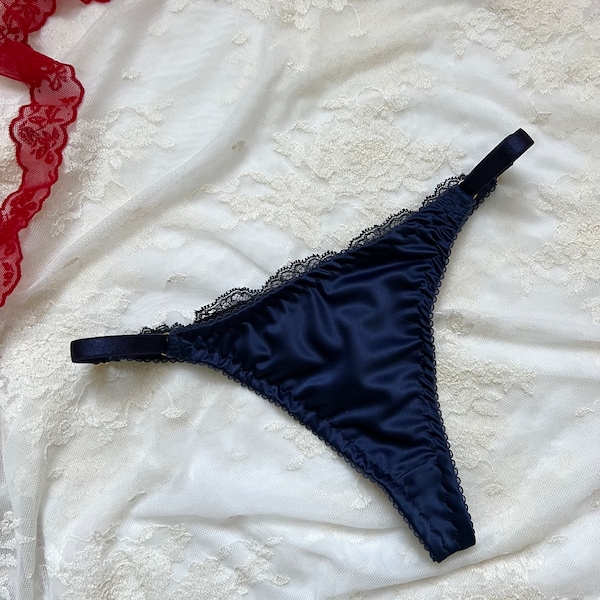 Blue Thong - Etsy