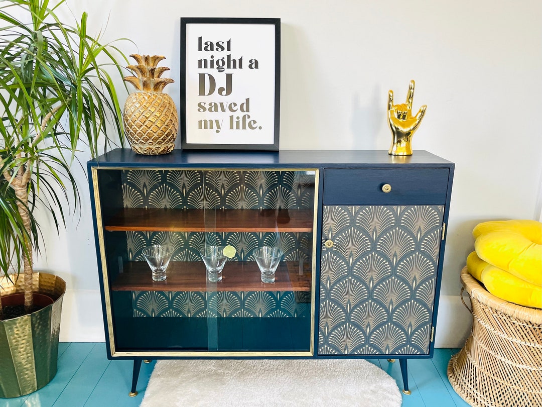 SOLD Please Contact Me for a Similar Commission Cocktail Cabinet Mid ...