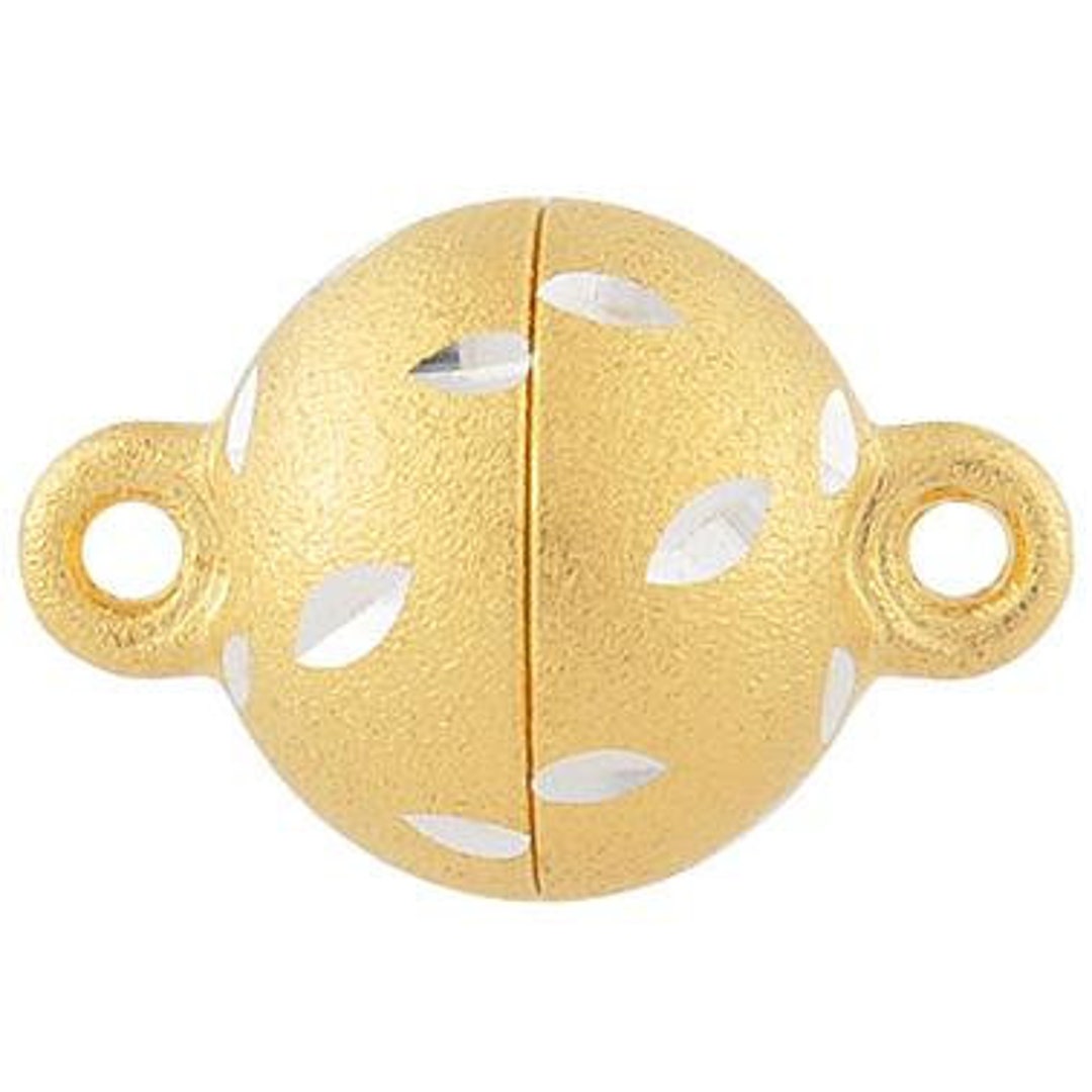 Langer Magnetic Clasp - DIAMOND POINTS Line 925 Silver - Gold Plated - Etsy
