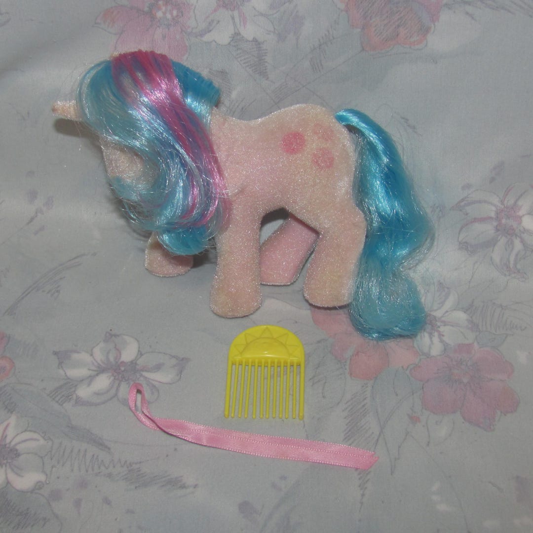 Vintage G1 Hasbro My Little Pony MLP Buttons - Original Comb and Ribbon ...
