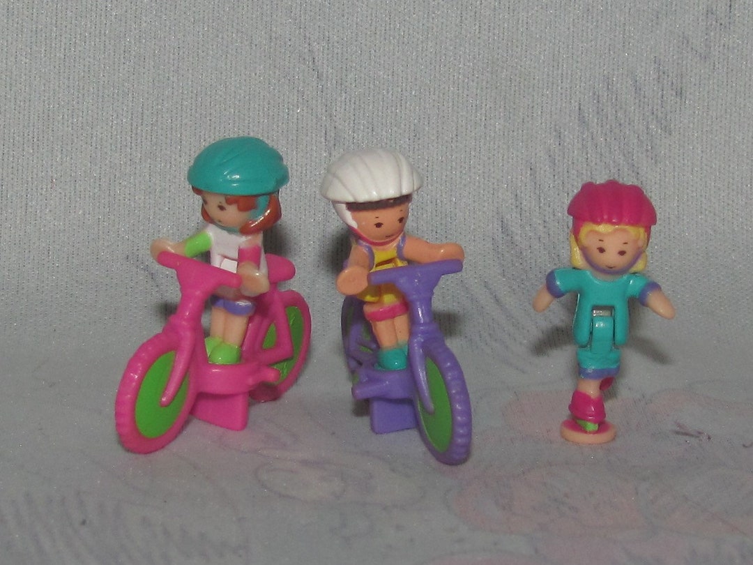 1994 Bluebird Polly Pocket - Polly on the Go Play Set - Complete With 3 ...