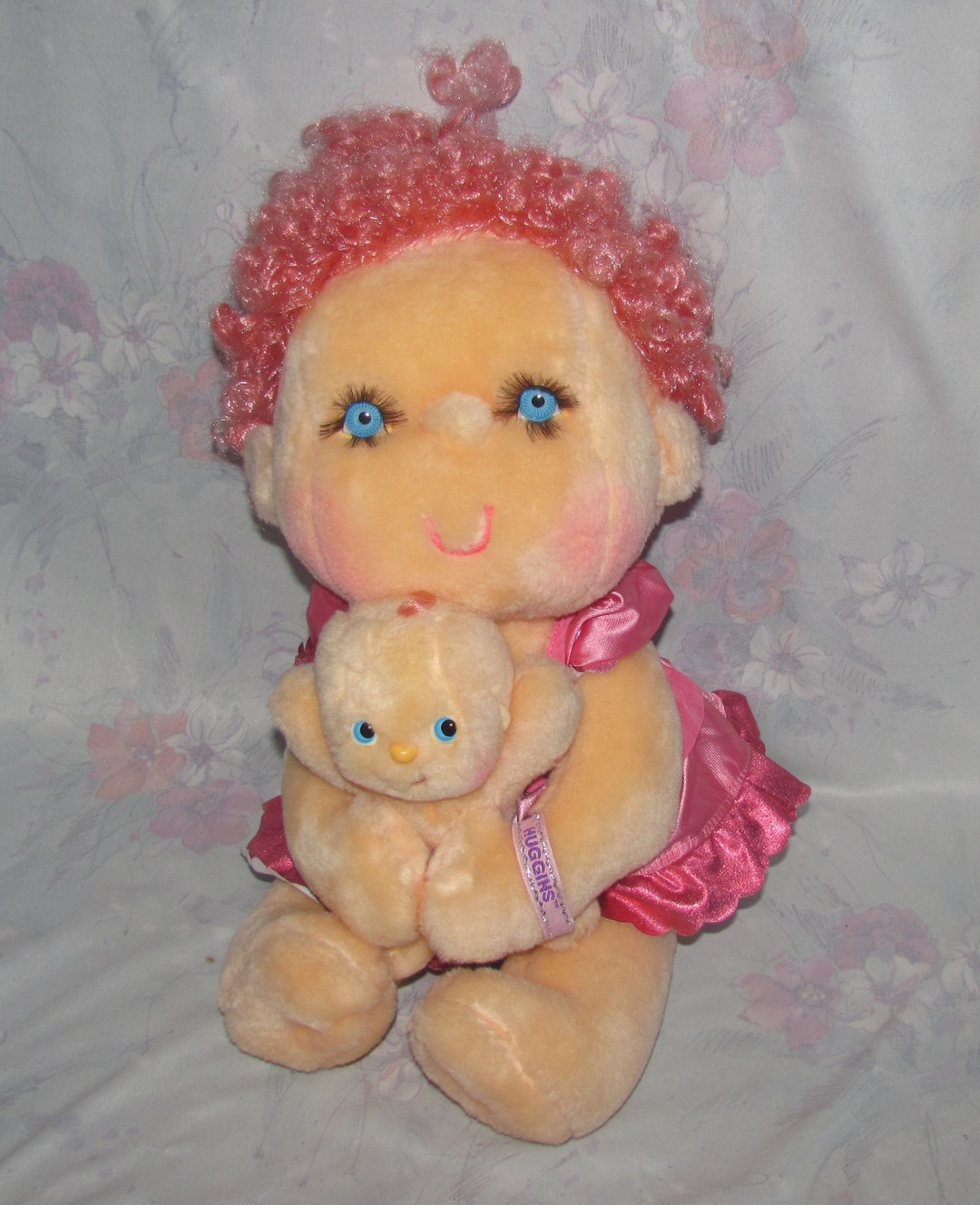Vintage Kenner Hugga Bunch Huggins Plush Doll With Baby 1985 Hallmark ...