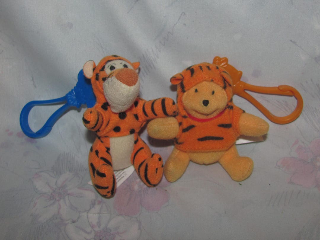 Vintage Mcdonald's Disney's the Tigger Movie Plush Key Charms - Pooh ...