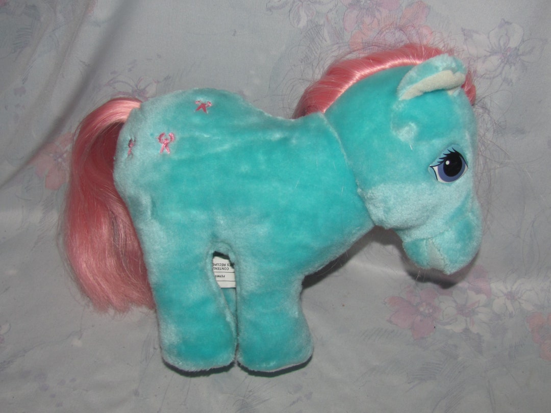 Vintage Hasbro My Little Pony MLP Softie - Plush Horse - Bow Tie Earth ...