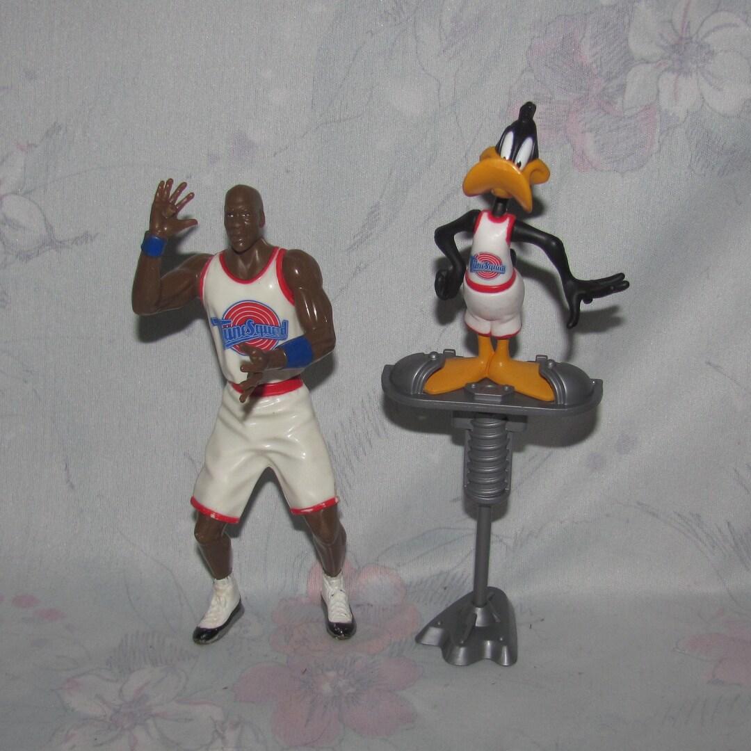 Vintage 1996 Space Jam Figures - Michael Jordan, Daffy Duck - Warner ...