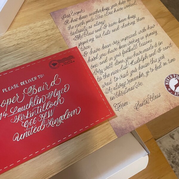 Handwritten Christmas Cards - Etsy