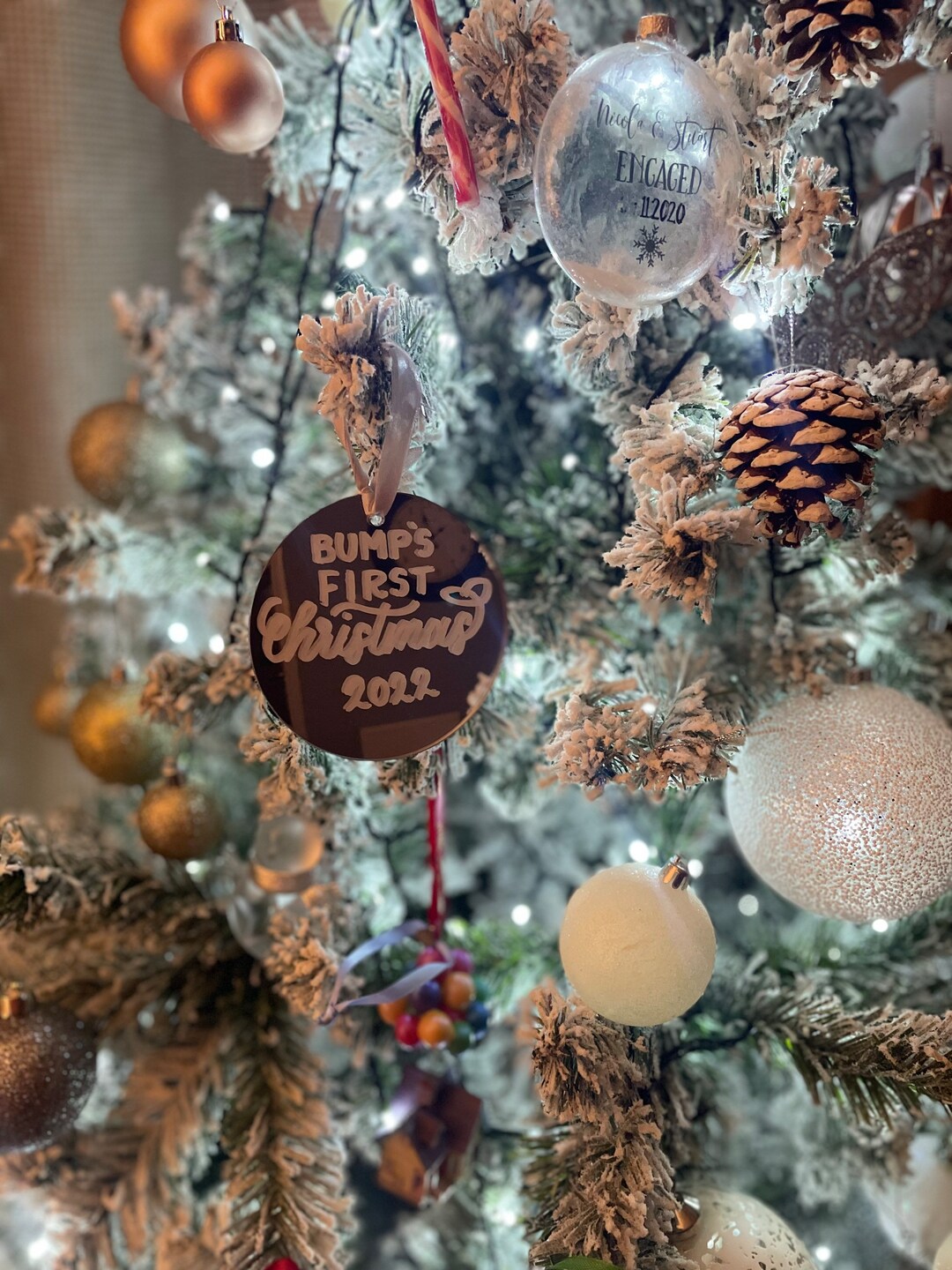 Bumps First Christmas Decoration / Bauble - Etsy
