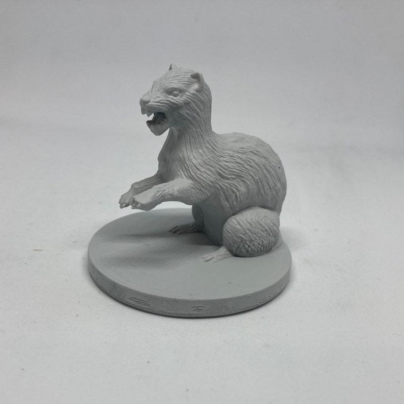 Giant Weasel 3D Printed Resin Miniature - Etsy Australia