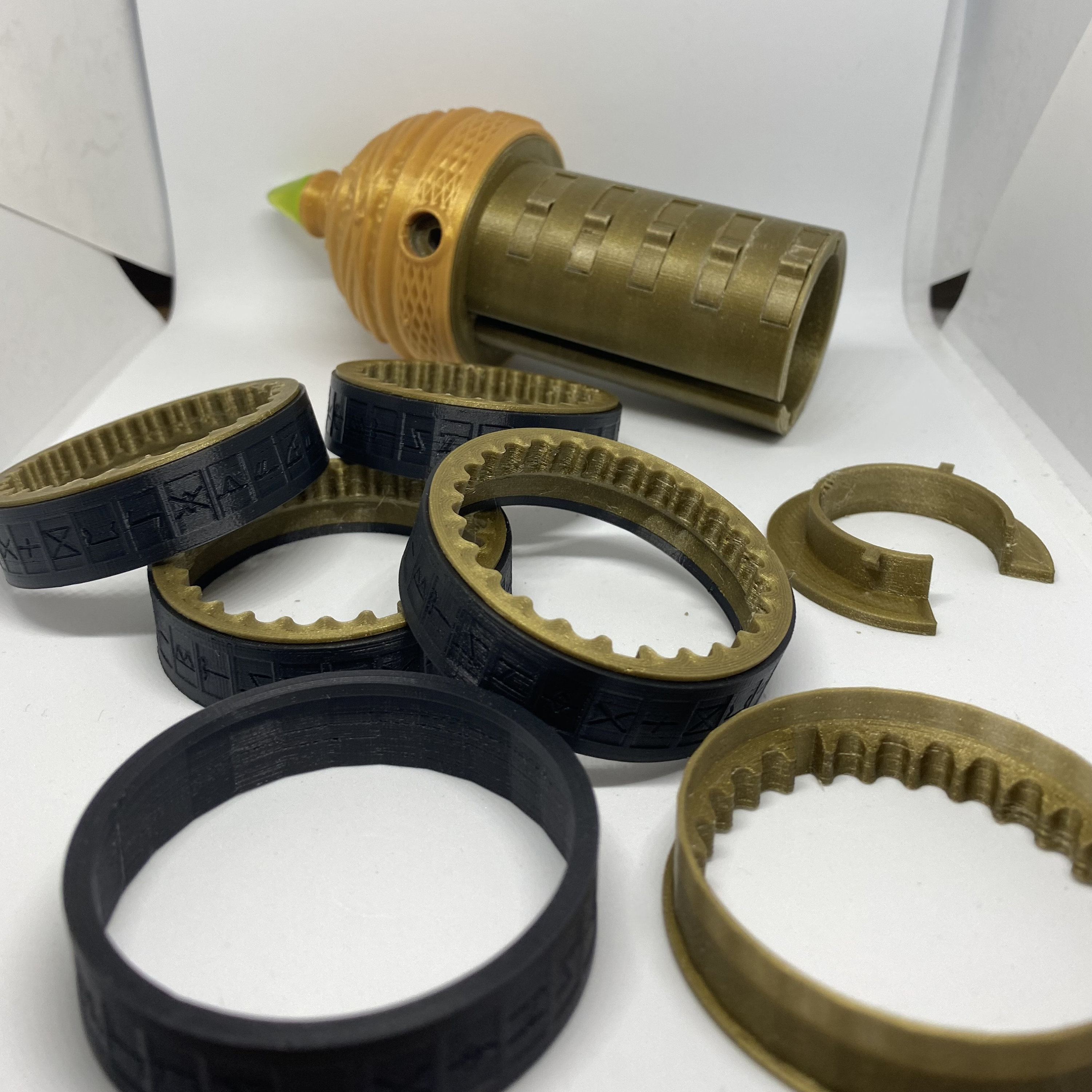 Cryptex 3D Printed Dnd Prop TTRPG Puzzles and Props | Etsy Australia