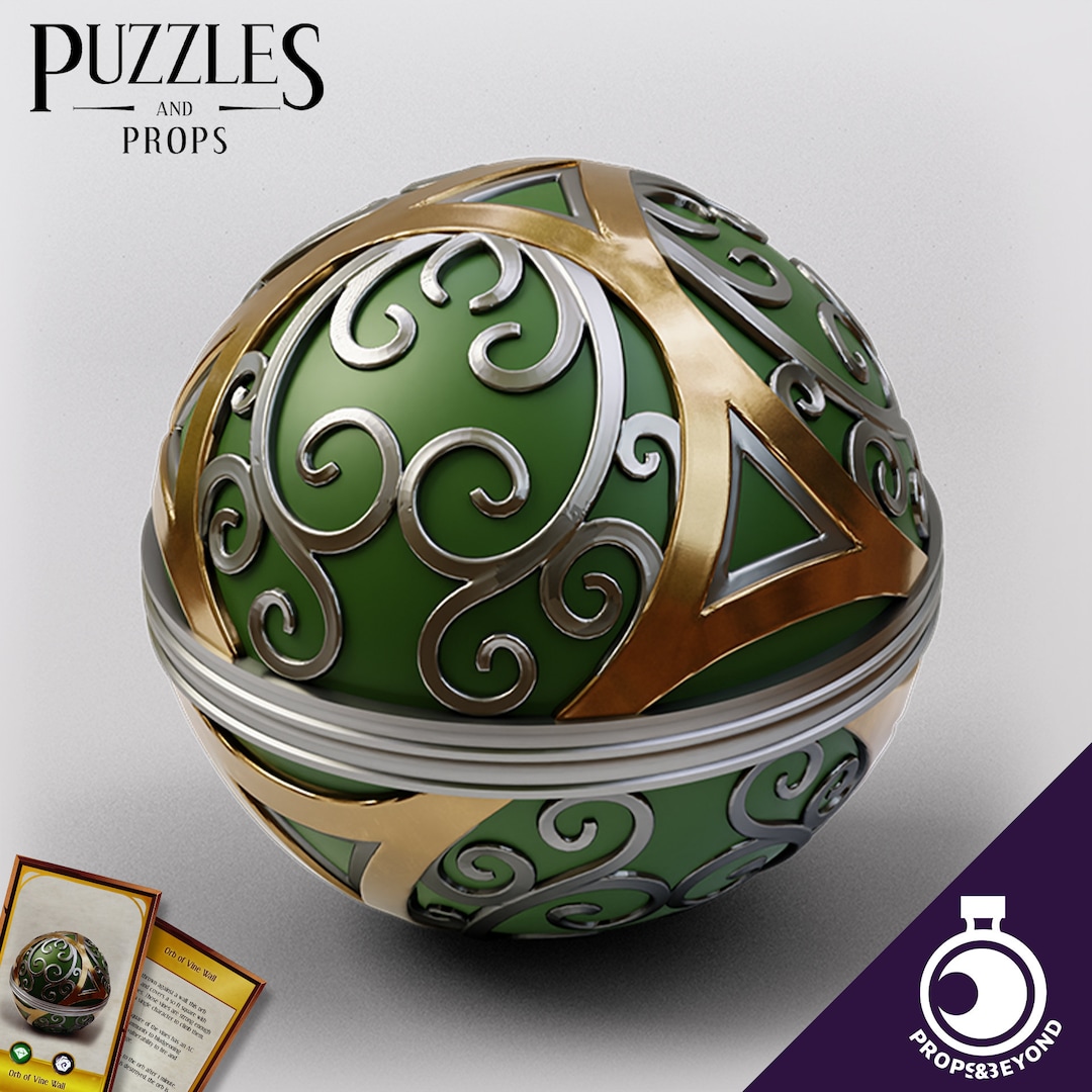 Orb of Vine Wall - 3D Printed - Dnd - Prop - TTRPG - Puzzles and Props ...