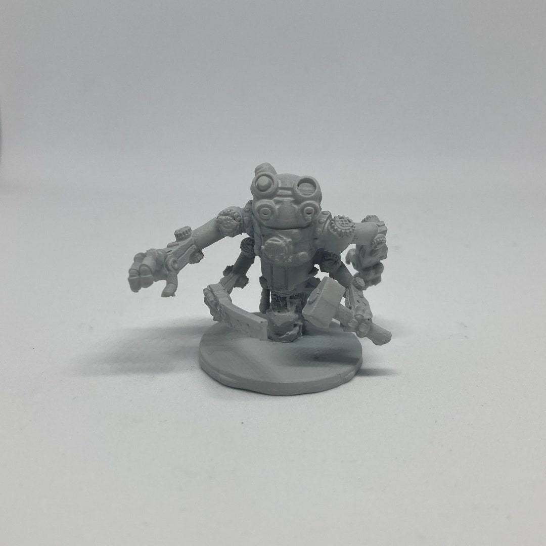 Robot Critling Ver 1 3D Printed Resin Miniature - Etsy