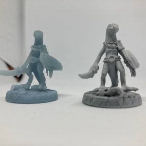 Fire Newt Miniature for Dungeons and Dragons - 3 Unique Styles ...